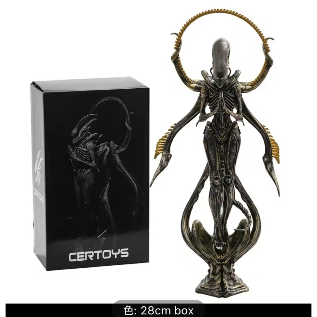 輸入品】CERTOYS エイリアン フィギュア 28cm スタチュー 菩薩の 輸入品】CERTOYS エイリアン フィギュア 28cm スタチュー 菩薩の
