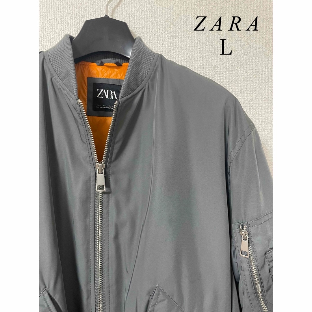 ZARA - ZARA ザラ メンズ MA-1 ボンバージャケットの通販 by ZARA - ZARA ザラ メンズ MA-1 ボンバージャケットの通販 by