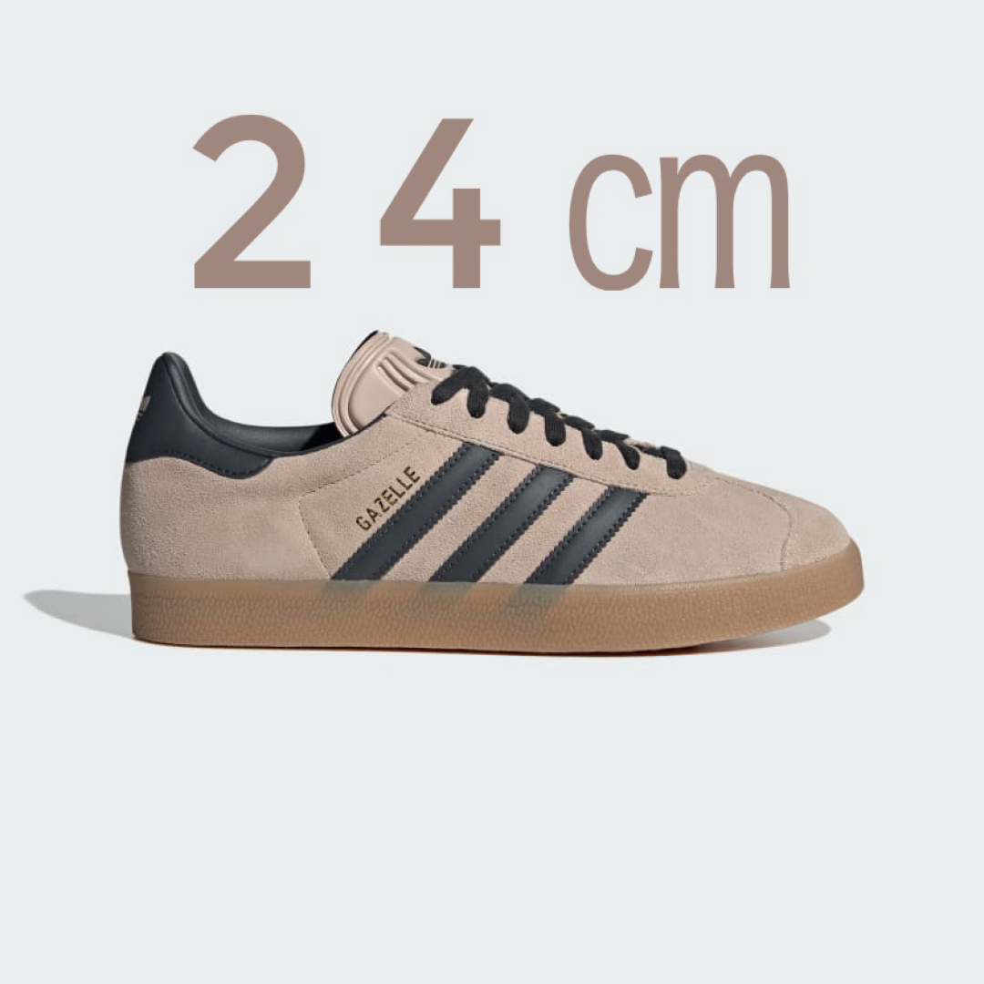新品未使用 24㎝ ガゼル gazelle アディダス ベージュ ピンク 新品未使用 24㎝ ガゼル gazelle アディダス ベージュ ピンク