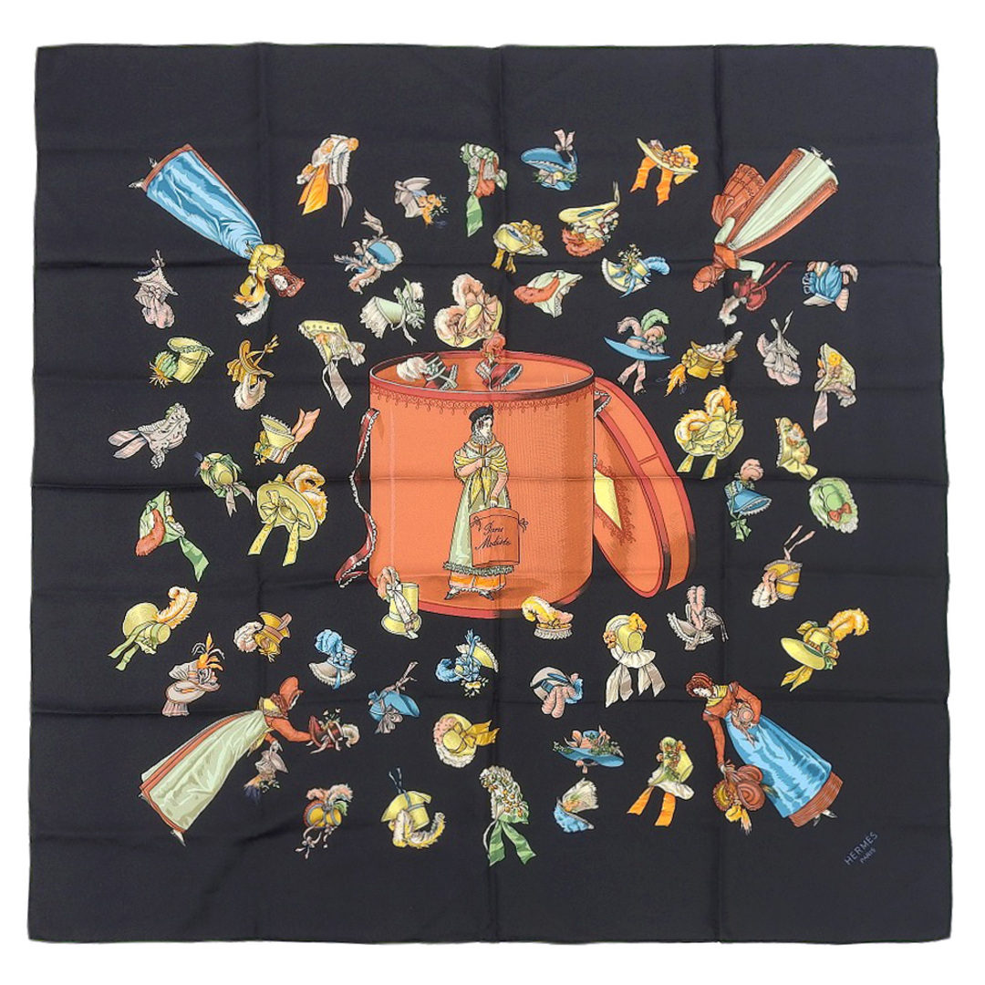 HERMES エルメス カレ90 シルクスカーフ Paris 弱かっ Modiste HERMES エルメス カレ90 シルクスカーフ Paris 弱かっ Modiste