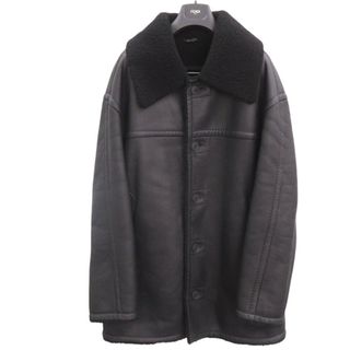 FENDI - 美品 フェンディ 13CPC-23 ブラック サイズ54 ムートン FENDI - 美品 フェンディ 13CPC-23 ブラック サイズ54 ムートン
