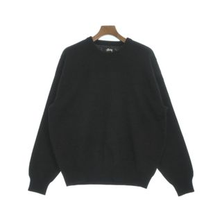 STUSSY - STUSSY ステューシー ニット・セーター L 黒 【古着 STUSSY - STUSSY ステューシー ニット・セーター L 黒 【古着