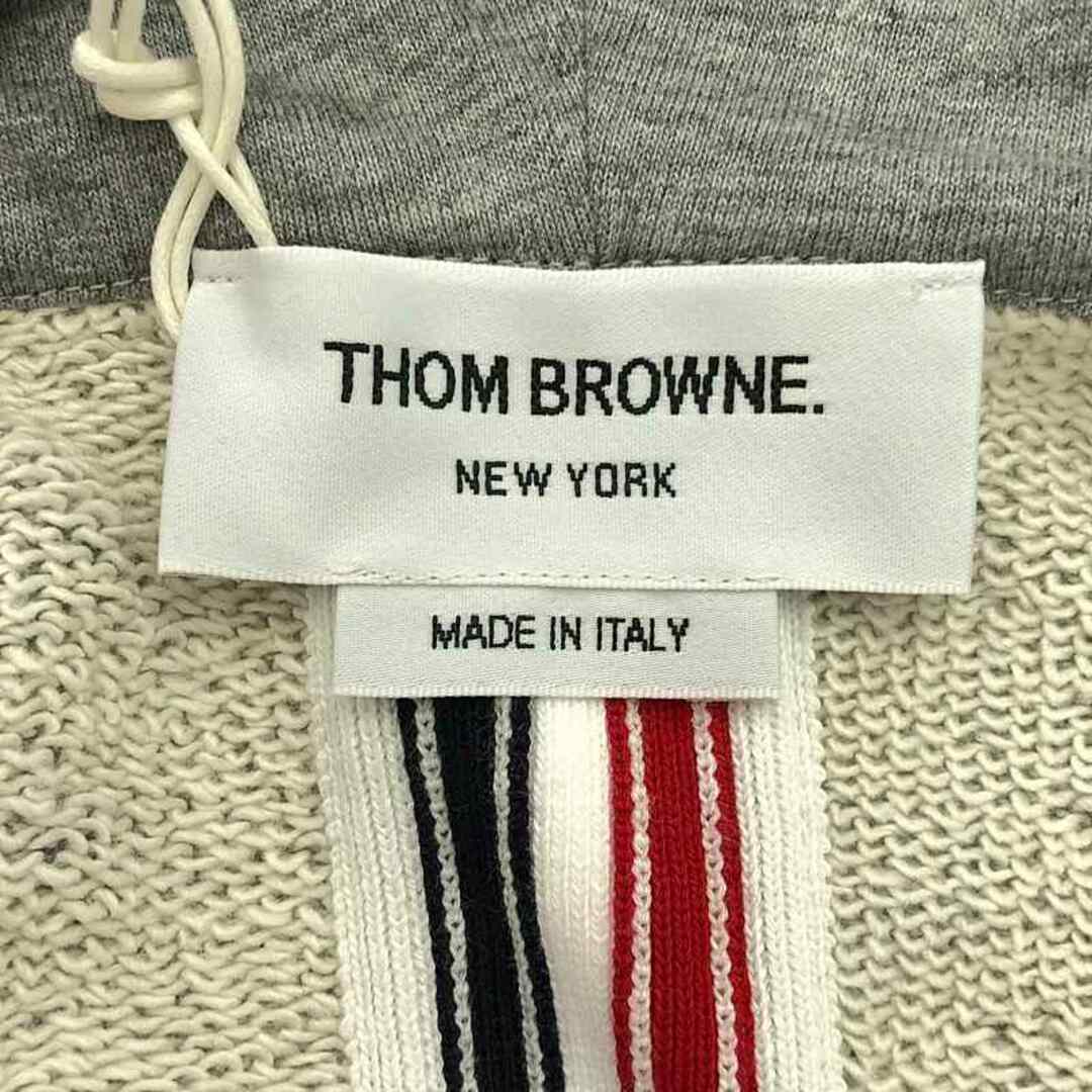 美品】 THOM BROWNE / トムブラウン | ZIP UP HOODIE W/ RWB 美品】 THOM BROWNE / トムブラウン | ZIP UP HOODIE W/ RWB