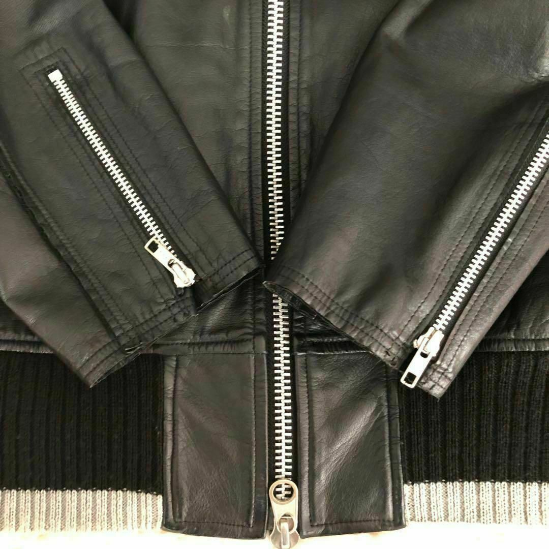 OVER THE STRIPESオーバーザストライプスレザージャケットスタジャン OVER THE STRIPESオーバーザストライプスレザージャケットスタジャン