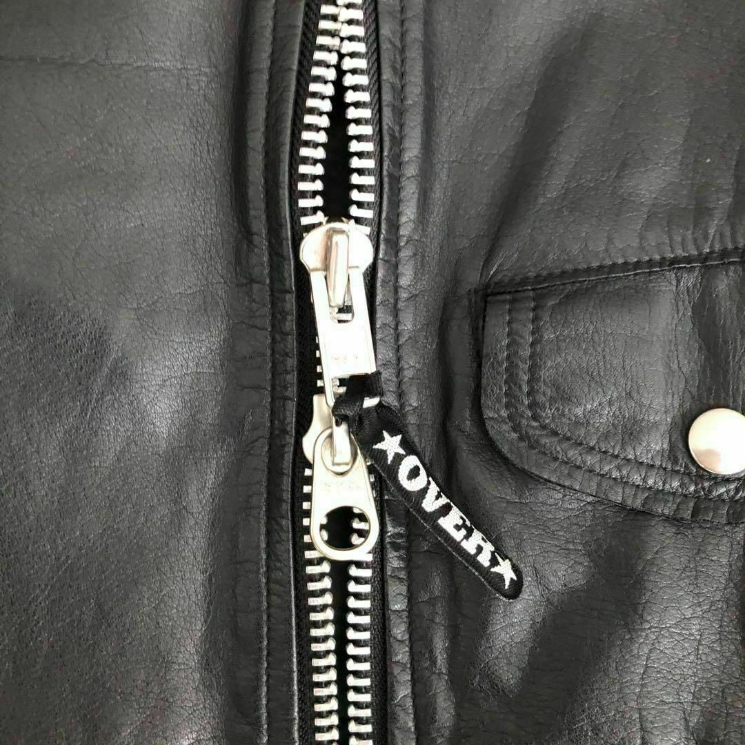 OVER THE STRIPESオーバーザストライプスレザージャケットスタジャン OVER THE STRIPESオーバーザストライプスレザージャケットスタジャン