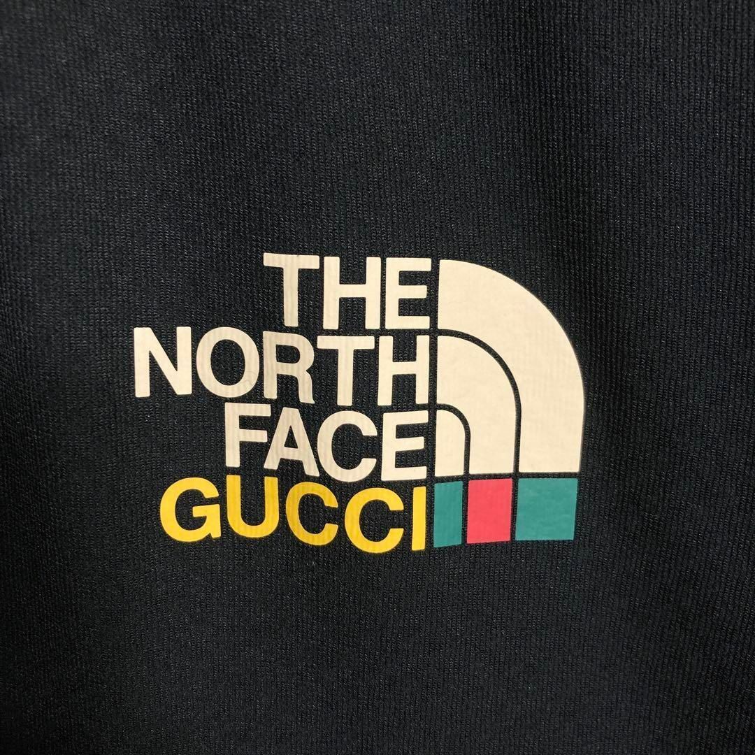 GUCCI - 【極美品】GUCCI × NORTH FACE ロゴプリント ジップ GUCCI - 【極美品】GUCCI × NORTH FACE ロゴプリント ジップ