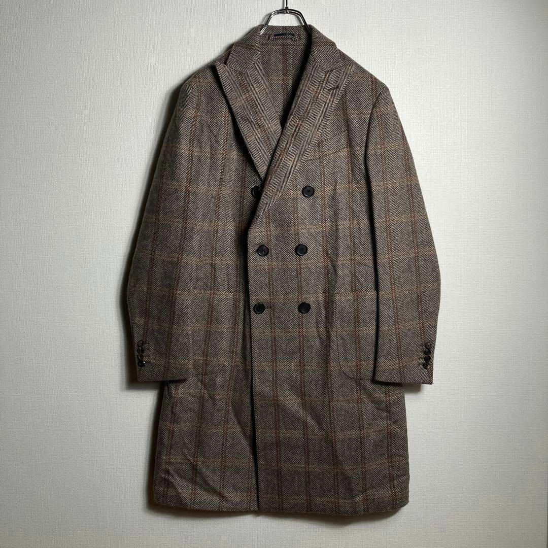 定価16万円】ラルディーニ ヘリンボーン オーバーペーン 定価16万円】ラルディーニ ヘリンボーン オーバーペーン
