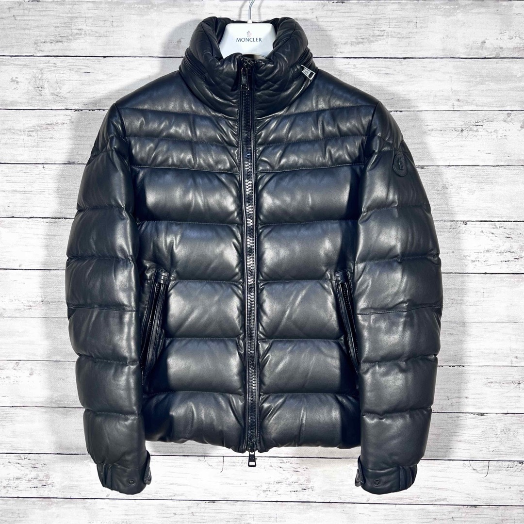 MONCLER - 『キムタク着』 モンクレール レザーダウンジャケット MONCLER - 『キムタク着』 モンクレール レザーダウンジャケット
