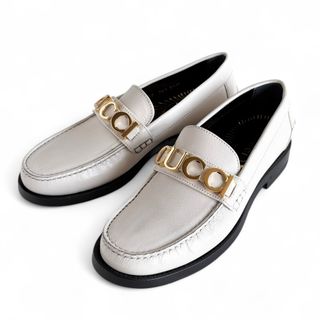 GUCCI - グッチ バンブーローファー ダークブラウン 4cmヒール GUCCI - グッチ バンブーローファー ダークブラウン 4cmヒール
