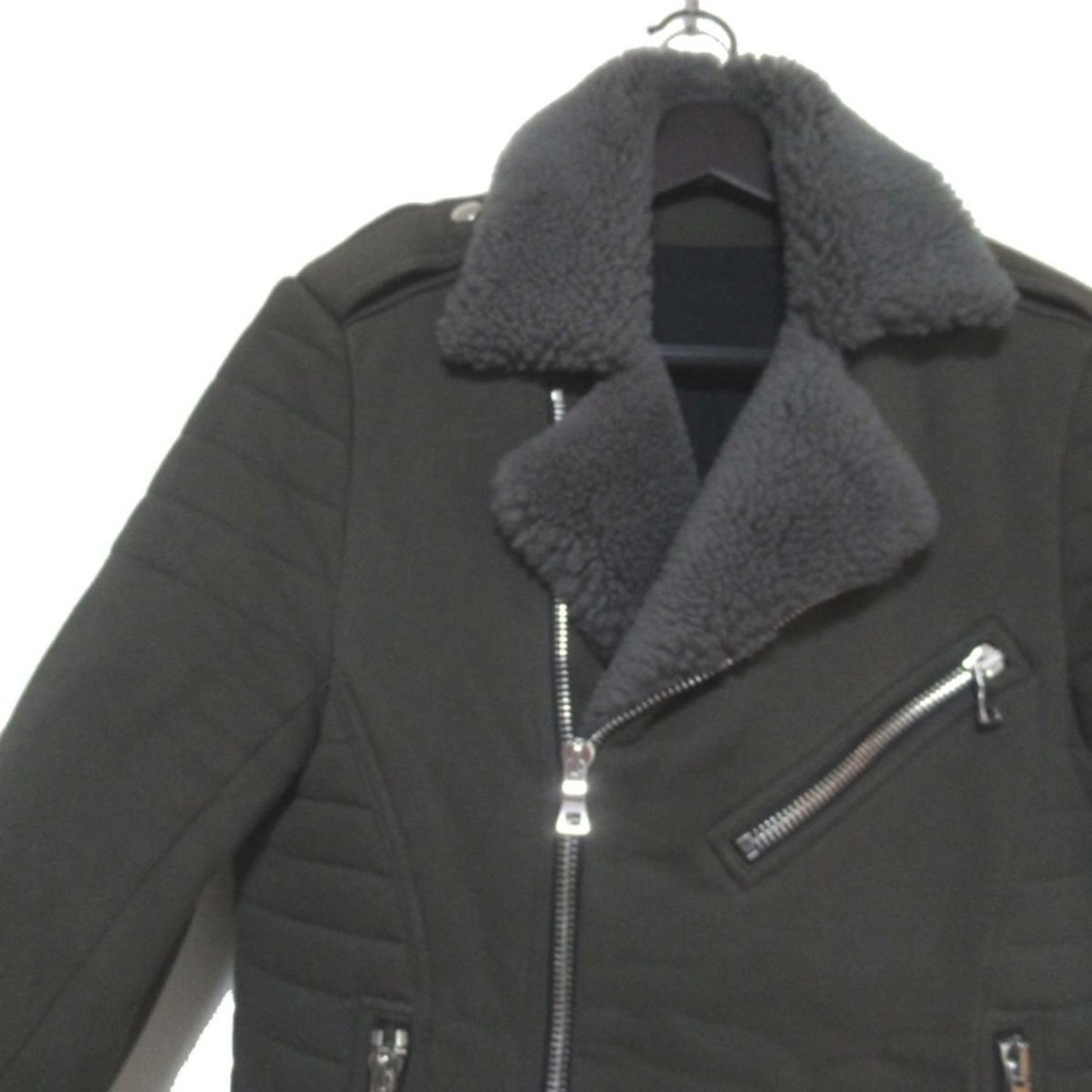 BALMAIN - 美品 14AW BALMAIN バルマン ムートンカラー BALMAIN - 美品 14AW BALMAIN バルマン ムートンカラー