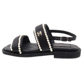 CHANEL - シャネル G33754 マトラッセ ジュート サボサンダル CHANEL - シャネル G33754 マトラッセ ジュート サボサンダル