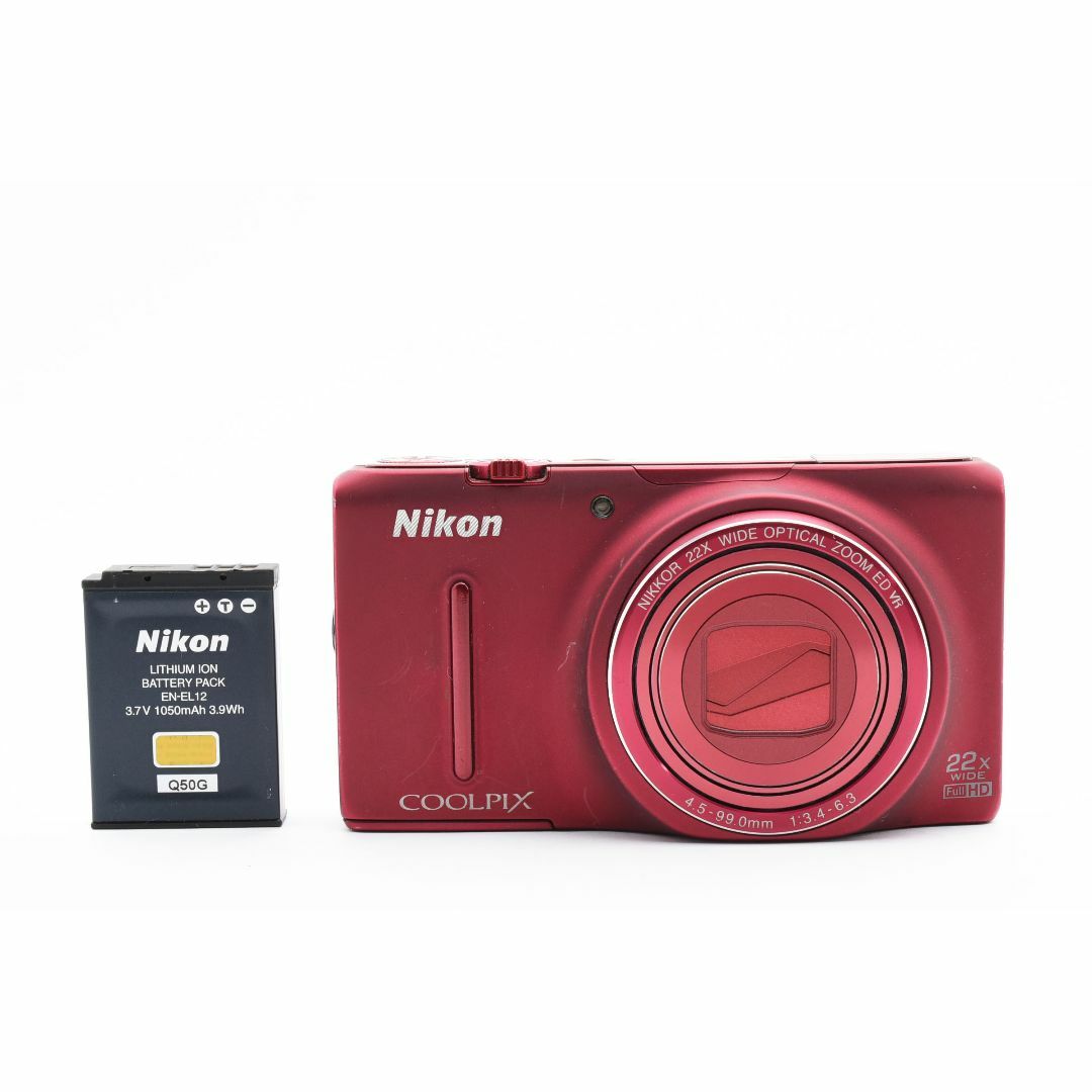 ニコン NIKON COOLPIX S9500 クールピクス レッド ニコン NIKON COOLPIX S9500 クールピクス レッド