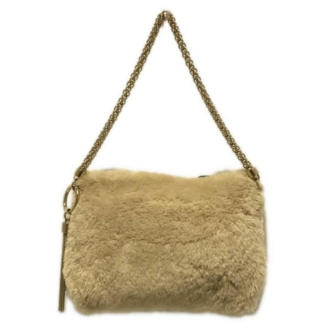 JIMMY CHOO(ジミーチュウ) ショルダーバッグ キャリー ベージュ JIMMY CHOO(ジミーチュウ) ショルダーバッグ キャリー ベージュ