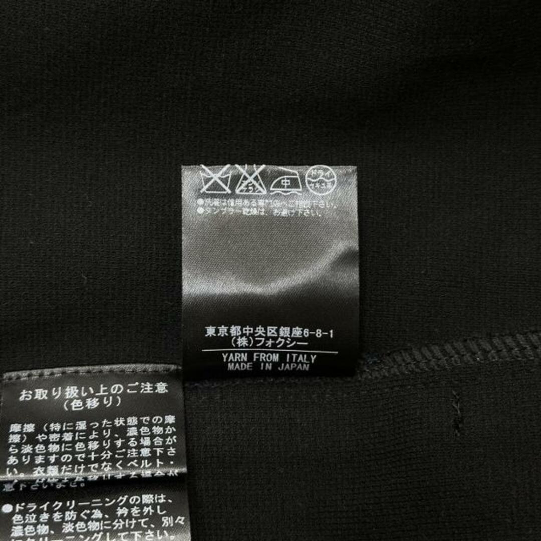 FOXEY(フォクシー) ワンピース サイズ40 M レディース - 黒×白 FOXEY(フォクシー) ワンピース サイズ40 M レディース - 黒×白