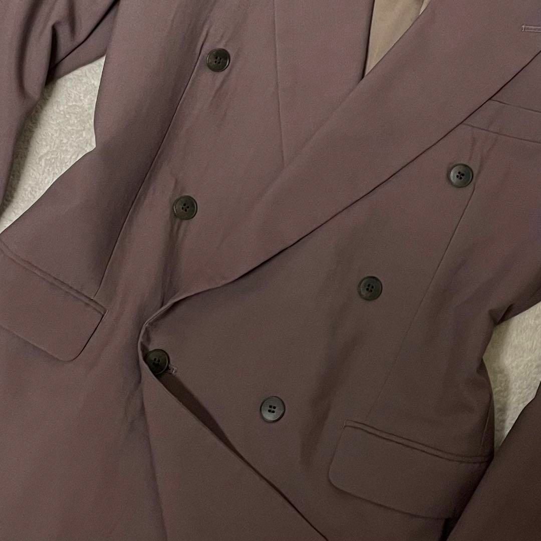 90s ダブルセットアップスーツ 紫紅色 L 美品 ヴィンテージ 90s ダブルセットアップスーツ 紫紅色 L 美品 ヴィンテージ
