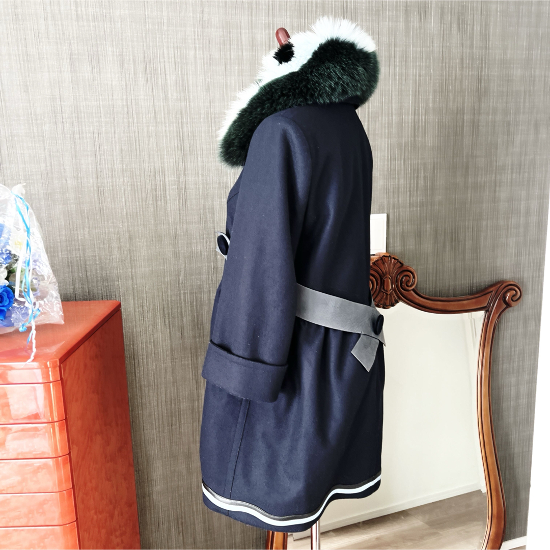 FENDI - 美品 FENDIフェンディ カシミヤ フレア フォックス FENDI - 美品 FENDIフェンディ カシミヤ フレア フォックス