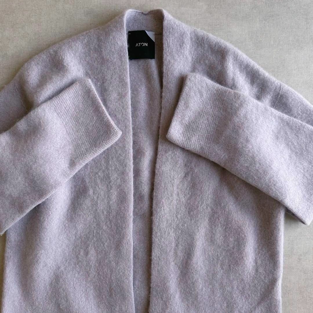 美品△定価6万△ATON エイトン//ファーカシミヤ カーディガン 美品△定価6万△ATON エイトン//ファーカシミヤ カーディガン