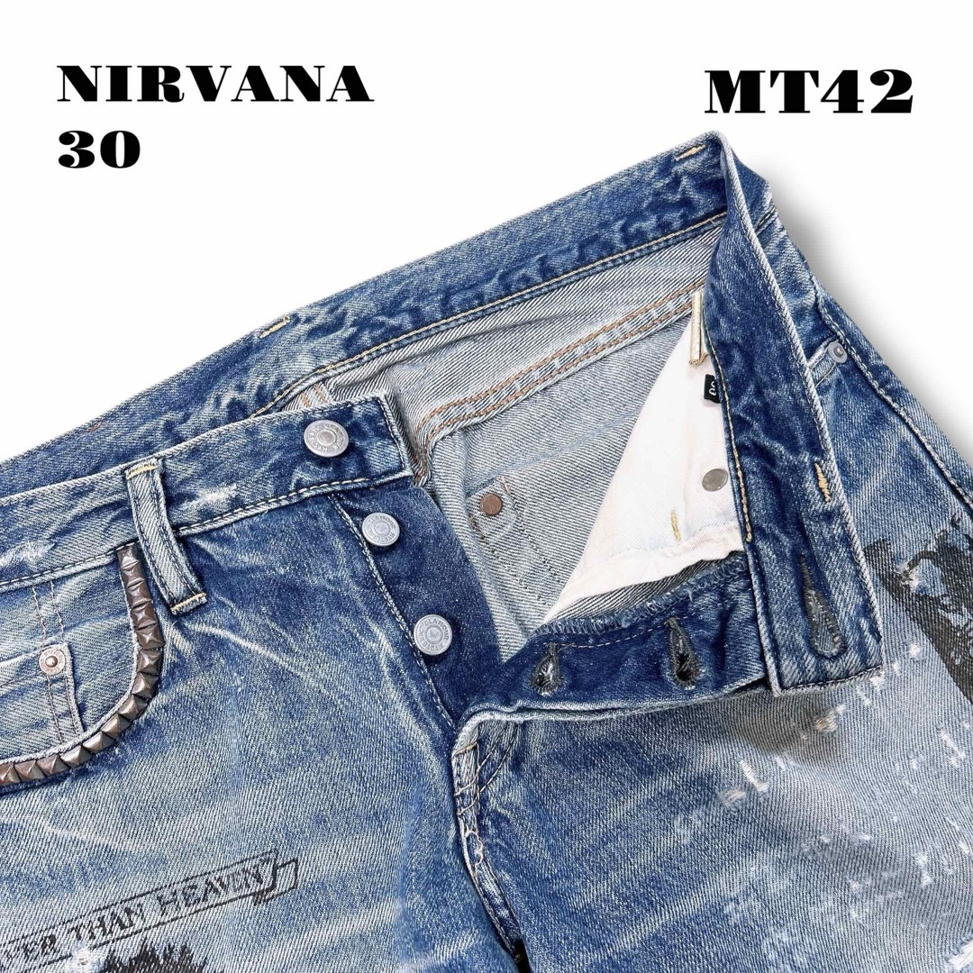 HYSTERIC GLAMOUR - 希少品! NIRVANA HYSTERIC GLAMOUR デニム HYSTERIC GLAMOUR - 希少品! NIRVANA HYSTERIC GLAMOUR デニム