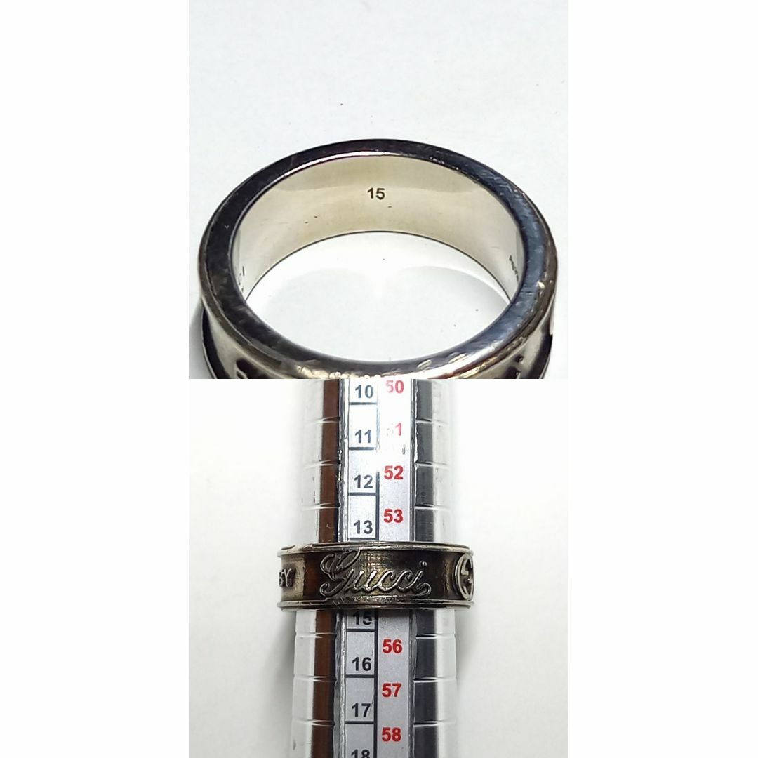 GUCCI - グッチ サイズ15 トレードマーク 筆記体 ヴィンテージ GUCCI - グッチ サイズ15 トレードマーク 筆記体 ヴィンテージ