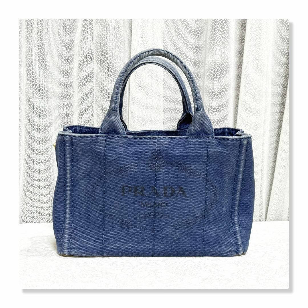 PRADA - 【美品 Gカード・保存袋付】 プラダ キャンバス カナパ PRADA - 【美品 Gカード・保存袋付】 プラダ キャンバス カナパ