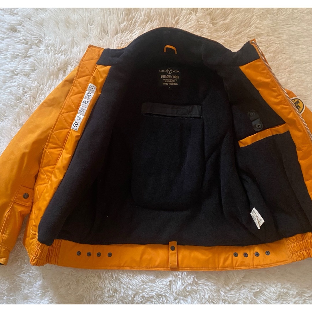 YELLOWCORN バイクジャケット イエロー L ライディングジャケット YELLOWCORN バイクジャケット イエロー L ライディングジャケット