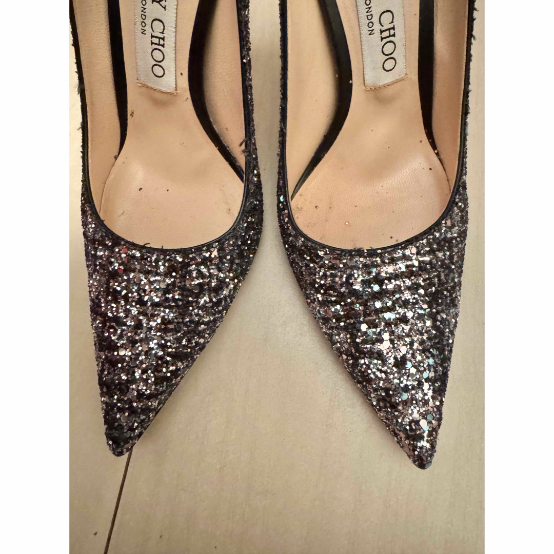 JIMMY CHOO ジミーチュウ グリッターヒール 36ハーフ JIMMY CHOO ジミーチュウ グリッターヒール 36ハーフ