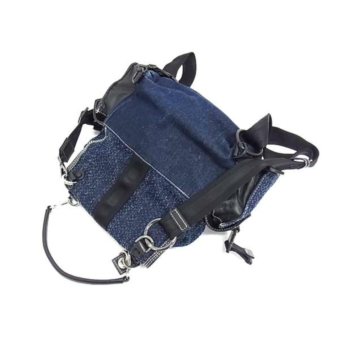 □新品□未使用□ DIESEL ディーゼル デニム 巾着型 2WAY □新品□未使用□ DIESEL ディーゼル デニム 巾着型 2WAY