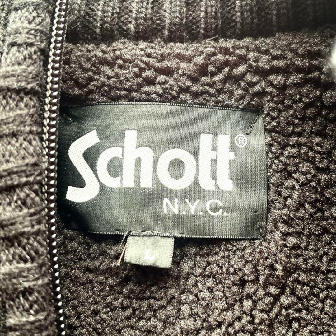 schott - WEB限定 完売品 schott ドライバーズニット ボーン schott - WEB限定 完売品 schott ドライバーズニット ボーン