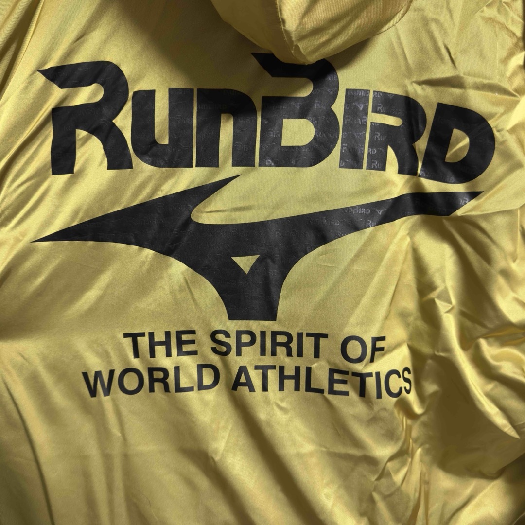 Mizuno RunBird ベンチコート デッドストック品 金色 ゴールド Mizuno RunBird ベンチコート デッドストック品 金色 ゴールド