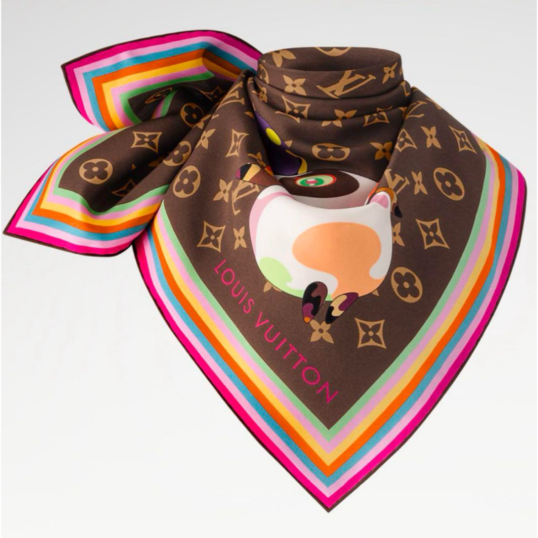 LOUIS VUITTON - 新品未使用 LV × TM カレ70・スーパーフラット LOUIS VUITTON - 新品未使用 LV × TM カレ70・スーパーフラット