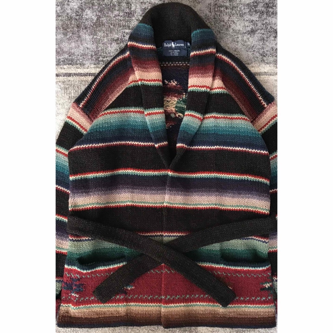 Ralph Lauren - 最高のグラデーション&ネイティブ柄 美配色 90s Ralph Lauren - 最高のグラデーション&ネイティブ柄 美配色 90s