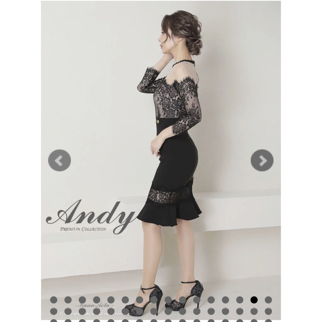 Andy オフショルダー レースドレス AN-OK2794 Andy オフショルダー レースドレス AN-OK2794