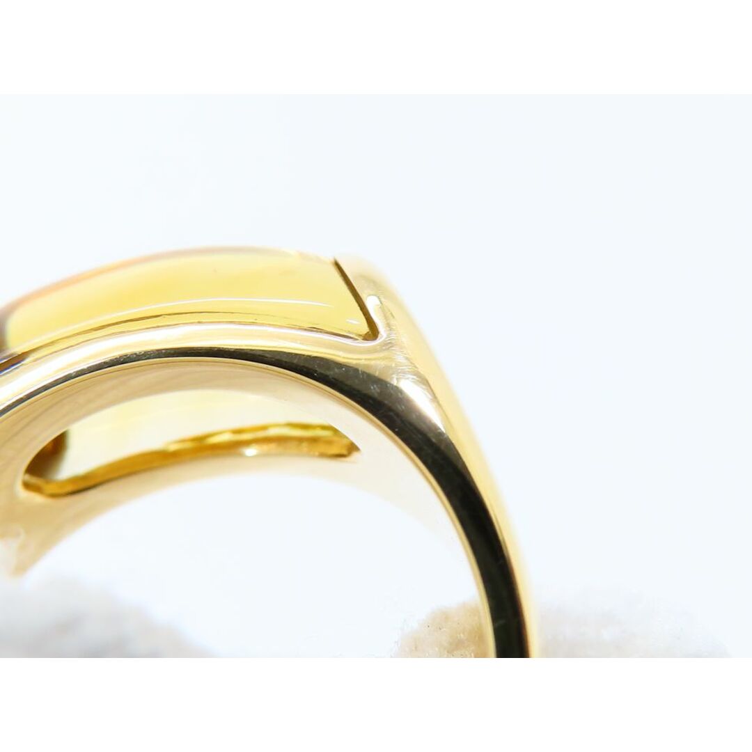 BVLGARI - 【新着】ブルガリ K18YG シトリン(ct刻印無し) トロン BVLGARI - 【新着】ブルガリ K18YG シトリン(ct刻印無し) トロン