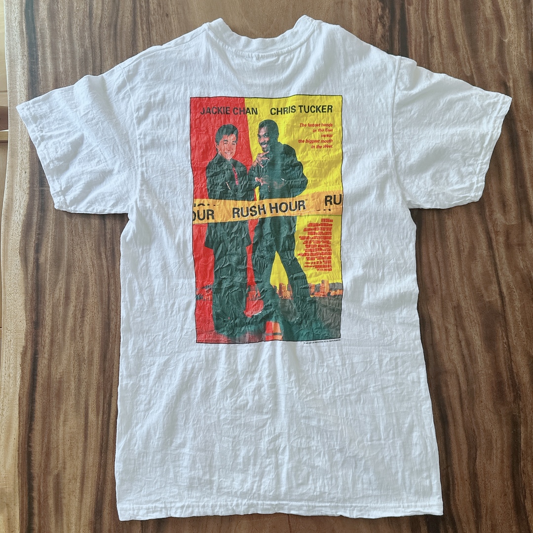 A】激レア!映画 rush hour ラッシュアワー Tシャツ M A】激レア!映画 rush hour ラッシュアワー Tシャツ M