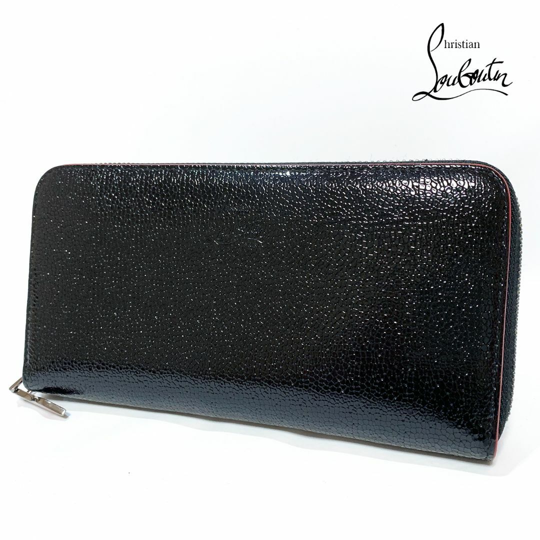 Christian Louboutin 長財布 ラウンドファスナー 黒 Christian Louboutin 長財布 ラウンドファスナー 黒