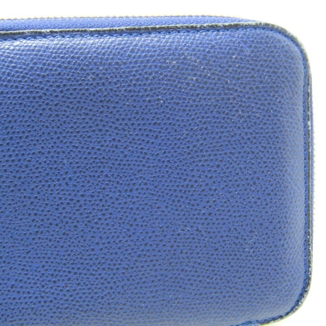 ヴァレクストラ Valextra ラウンドジップ長財布 ロイヤルブルー ヴァレクストラ Valextra ラウンドジップ長財布 ロイヤルブルー