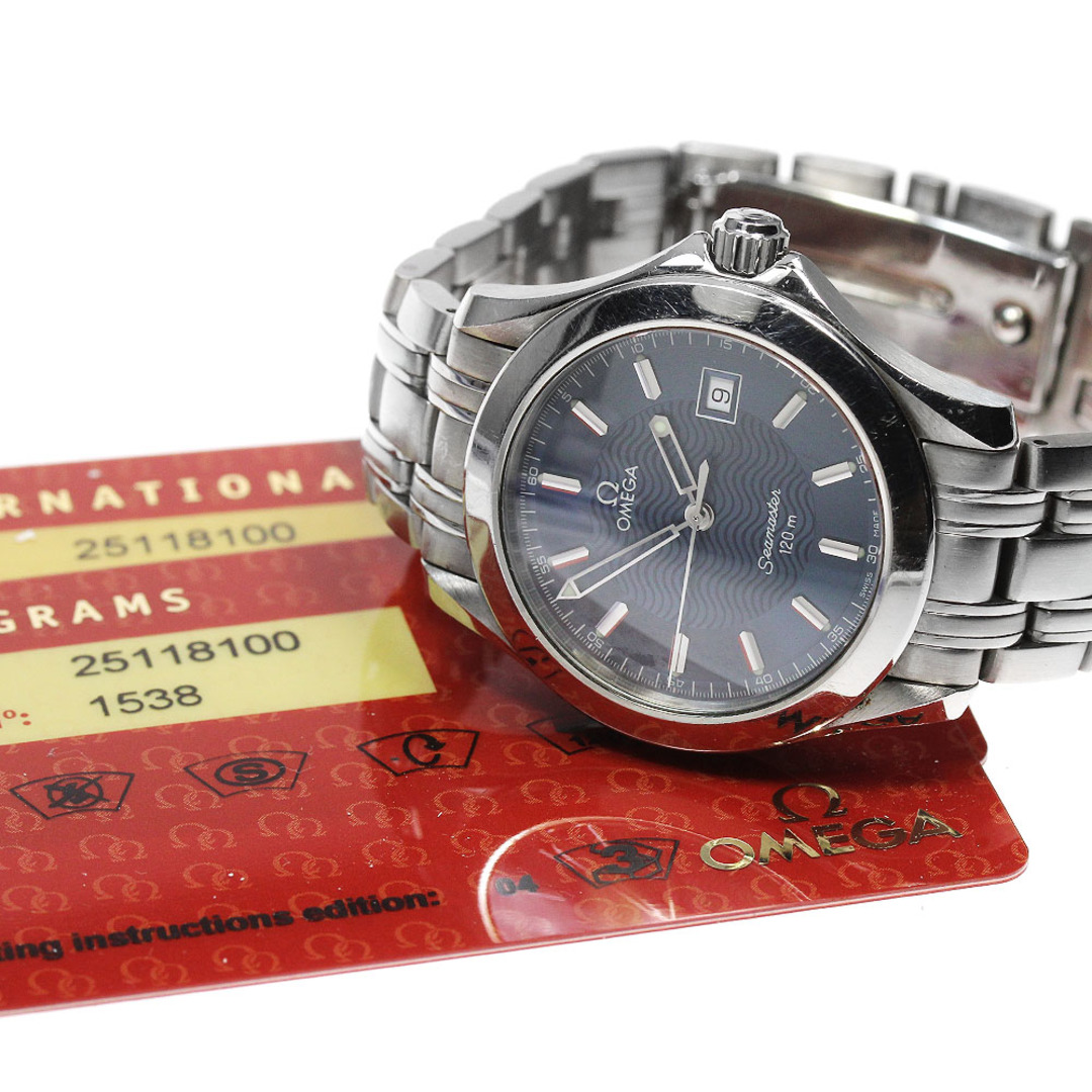 オメガ OMEGA 2511.81 シーマスター120 デイト クォーツ メンズ オメガ OMEGA 2511.81 シーマスター120 デイト クォーツ メンズ