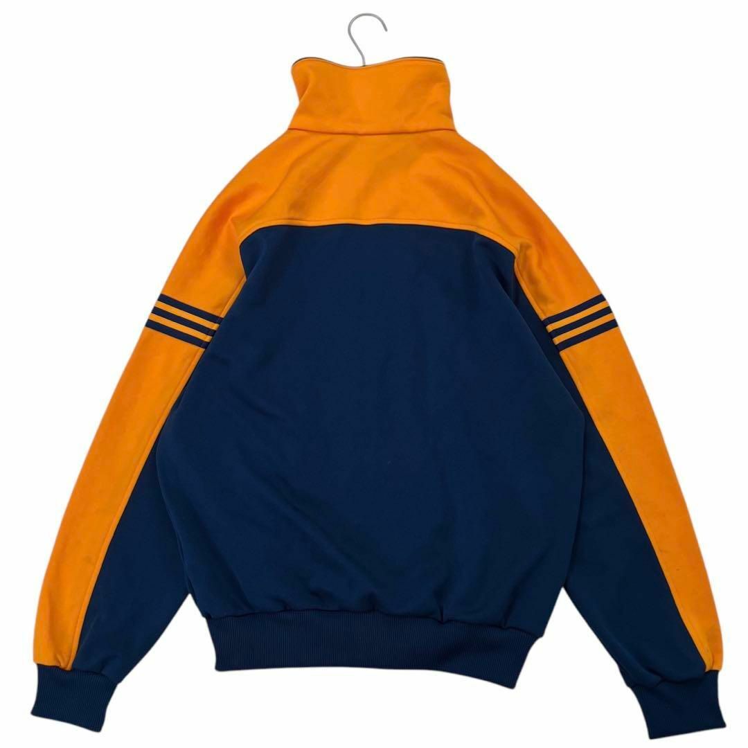 8449 adidas トラックジャケット デサント オレンジ/ネイビー 6号 8449 adidas トラックジャケット デサント オレンジ/ネイビー 6号