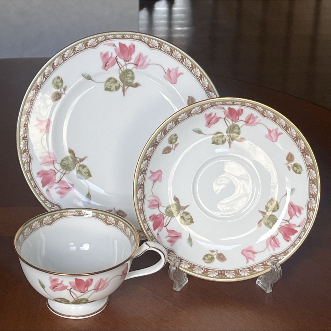 Noritake - 【美品】ノリタケ☆シクラメンタッチ☆ティーセット Noritake - 【美品】ノリタケ☆シクラメンタッチ☆ティーセット