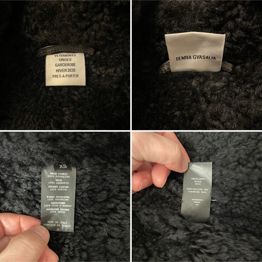 VETEMENTS - XS VETEMENTS Anarchy ムートンジャケットの通販 by VETEMENTS - XS VETEMENTS Anarchy ムートンジャケットの通販 by