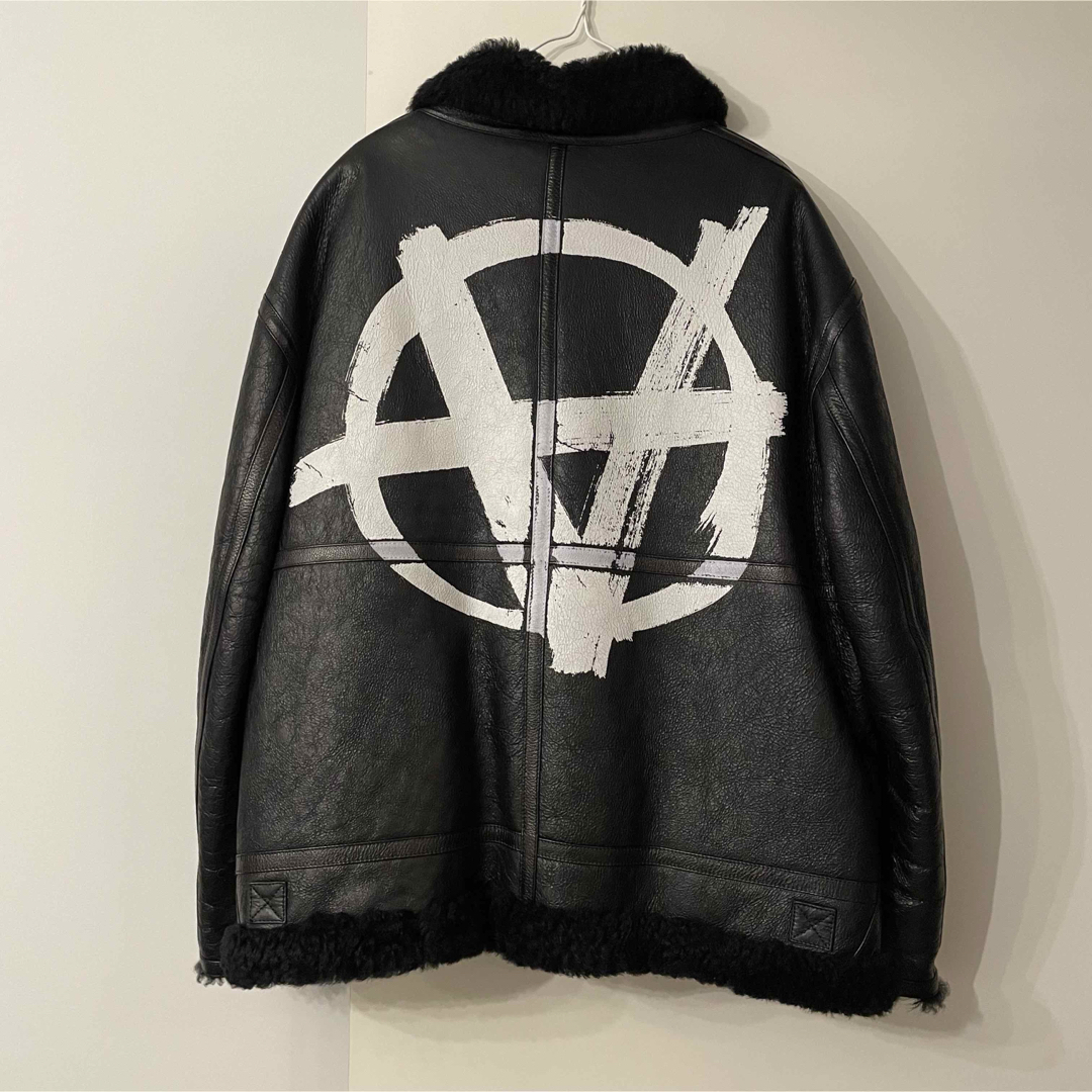 VETEMENTS - XS VETEMENTS Anarchy ムートンジャケットの通販 by VETEMENTS - XS VETEMENTS Anarchy ムートンジャケットの通販 by