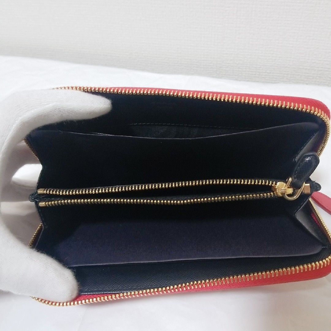 PRADAラウンドジップ長財布 ピンク サフィアーノダブル PRADAラウンドジップ長財布 ピンク サフィアーノダブル