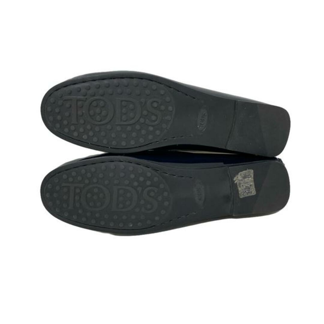 TOD'S(トッズ) ローファー 36 レディース - 黒 レザー TOD'S(トッズ) ローファー 36 レディース - 黒 レザー