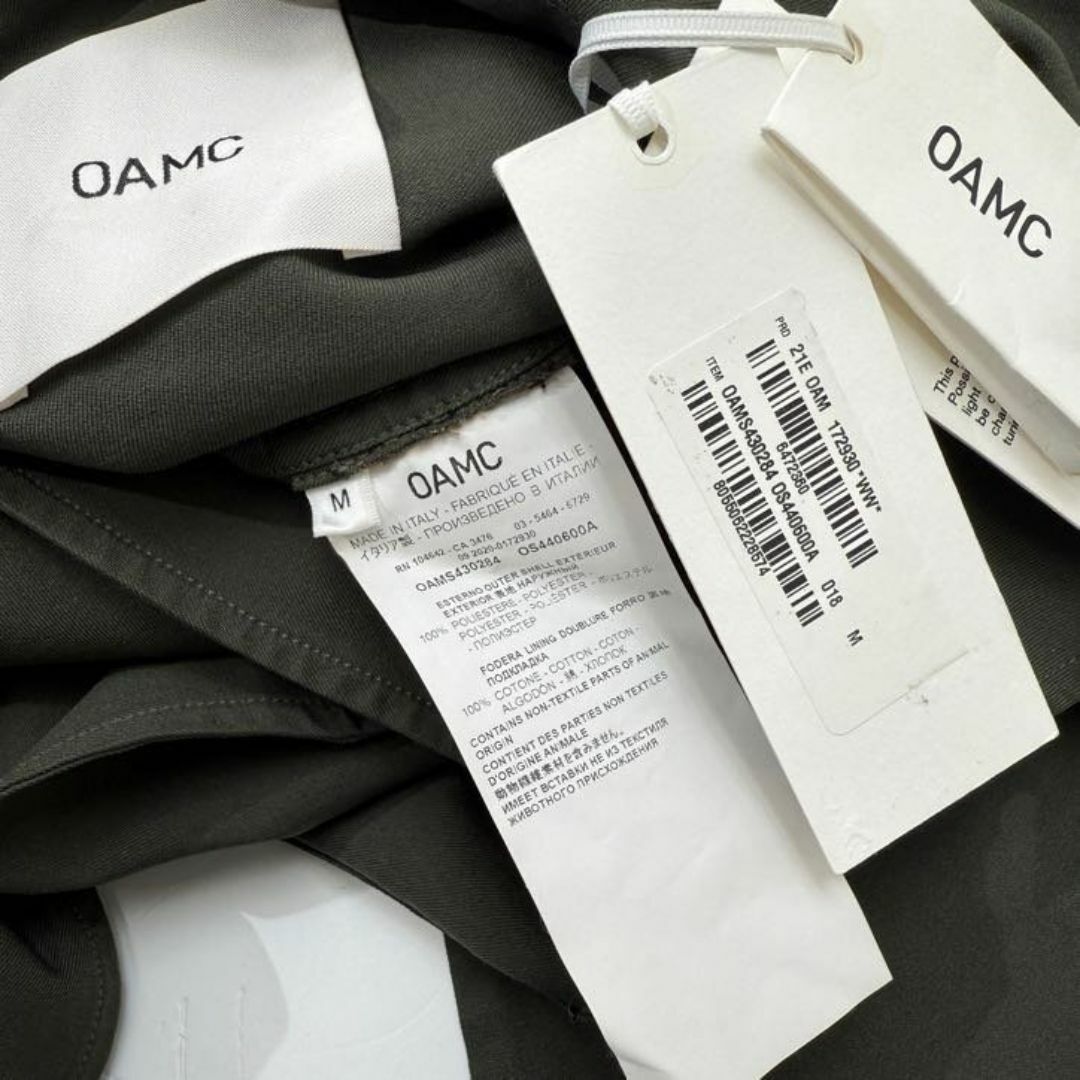 新品 OAMC STUDIO OVERCOAT WOVEN オーバーコート M 新品 OAMC STUDIO OVERCOAT WOVEN オーバーコート M