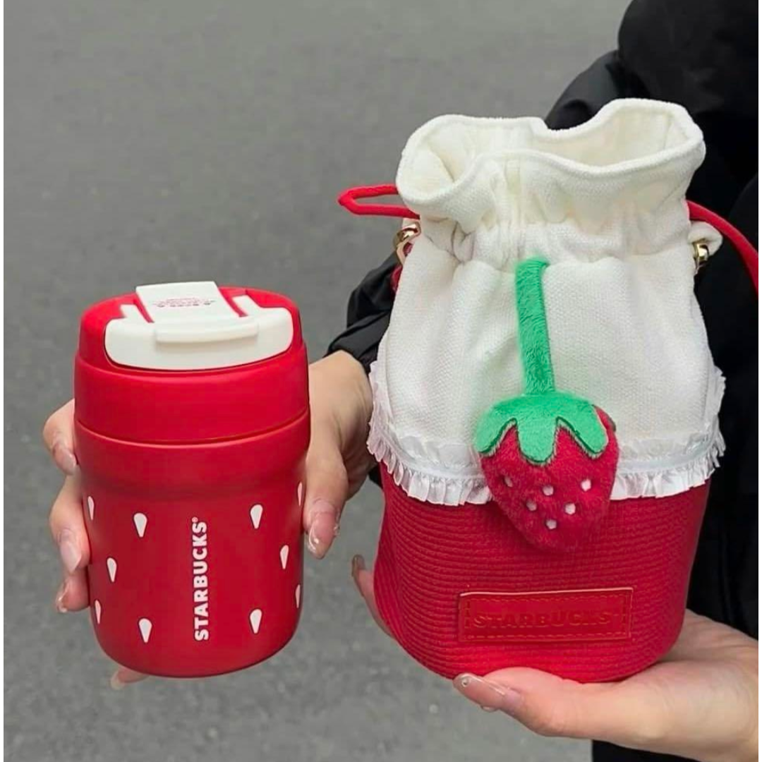 Starbucks - 海外限定スターバックス いちご うさぎ ステンレス Starbucks - 海外限定スターバックス いちご うさぎ ステンレス