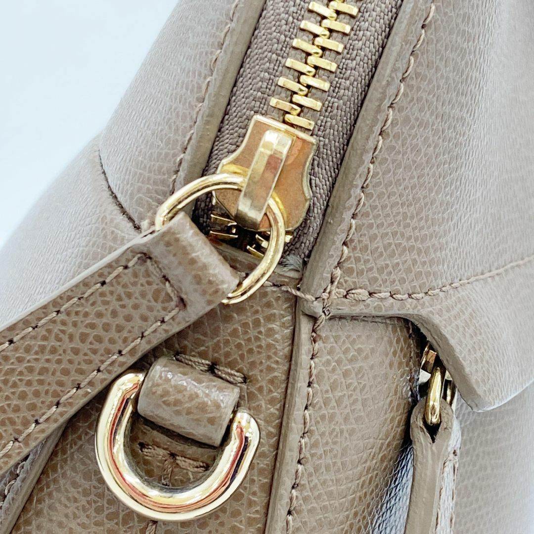 美品 FURLA フルラ ハンドバッグ ショルダーバッグ グレー系 美品 FURLA フルラ ハンドバッグ ショルダーバッグ グレー系