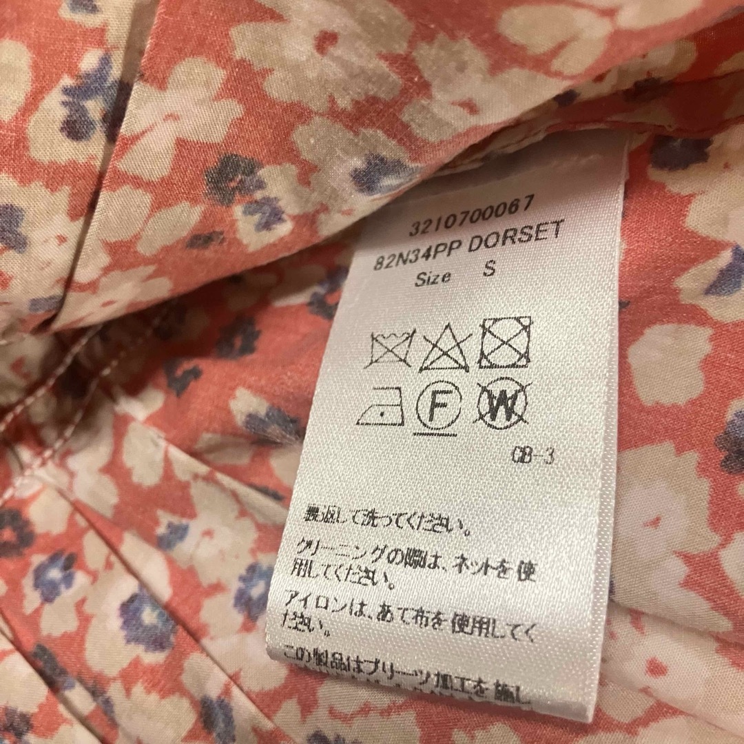 マーレット Dorset フラワー プリーツ ブラウス シャツ/ブラウス マーレット Dorset フラワー プリーツ ブラウス シャツ/ブラウス