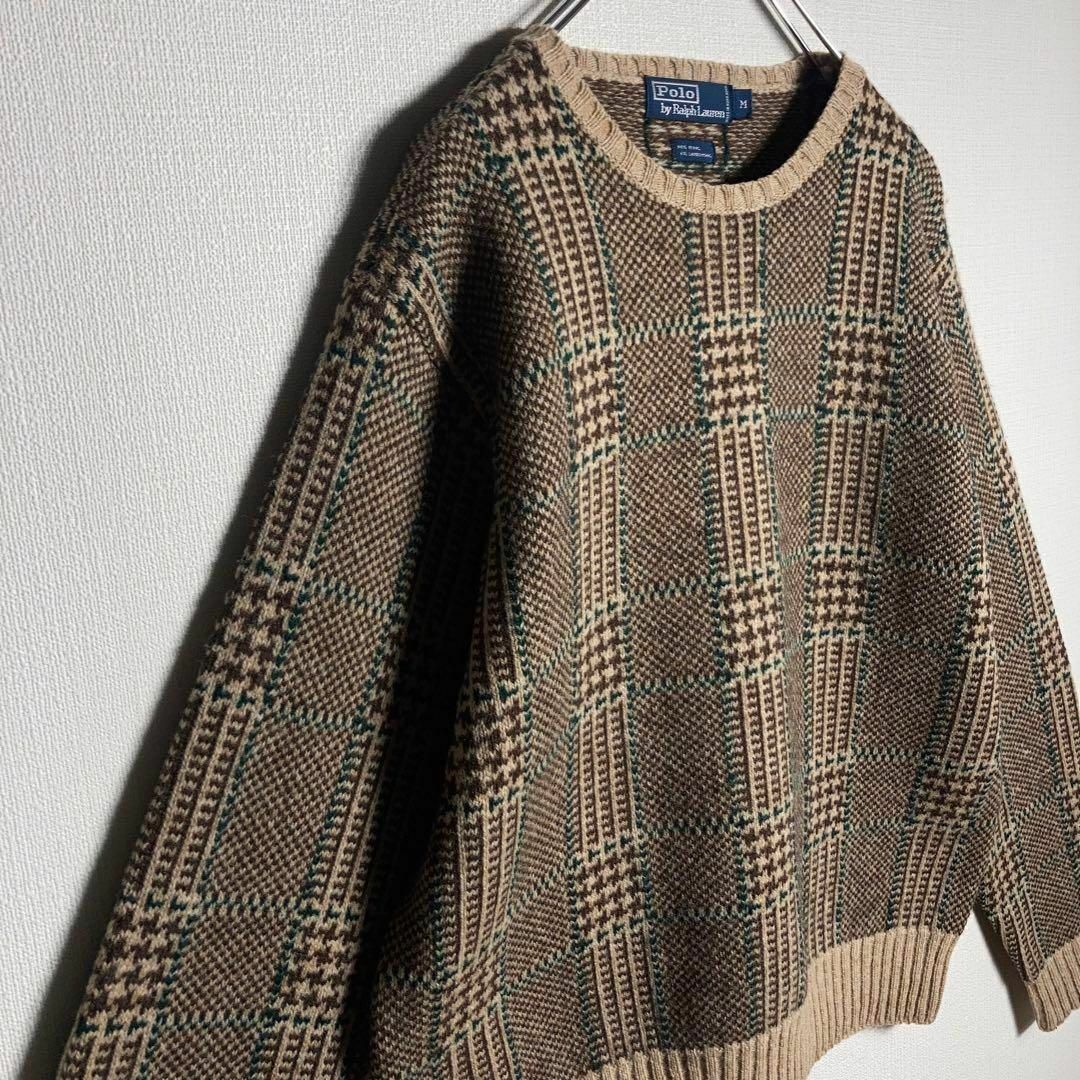 美品】ラルフローレン ニット ウール 総柄 バーズアイの通販 by 美品】ラルフローレン ニット ウール 総柄 バーズアイの通販 by