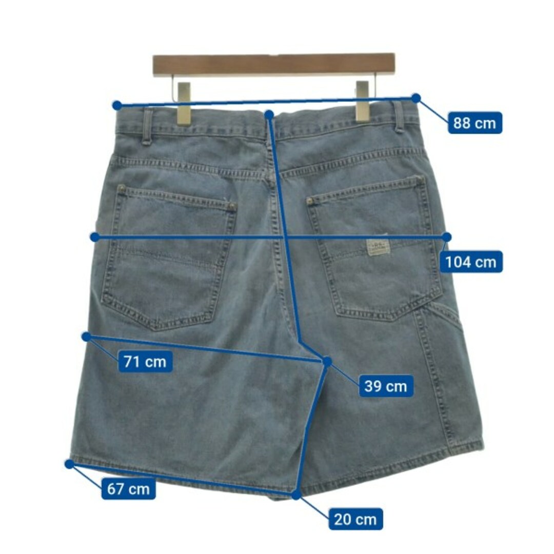 RRL ダブルアールエル ショートパンツ 32(L位) 青(デニム) 【古着】 RRL ダブルアールエル ショートパンツ 32(L位) 青(デニム) 【古着】