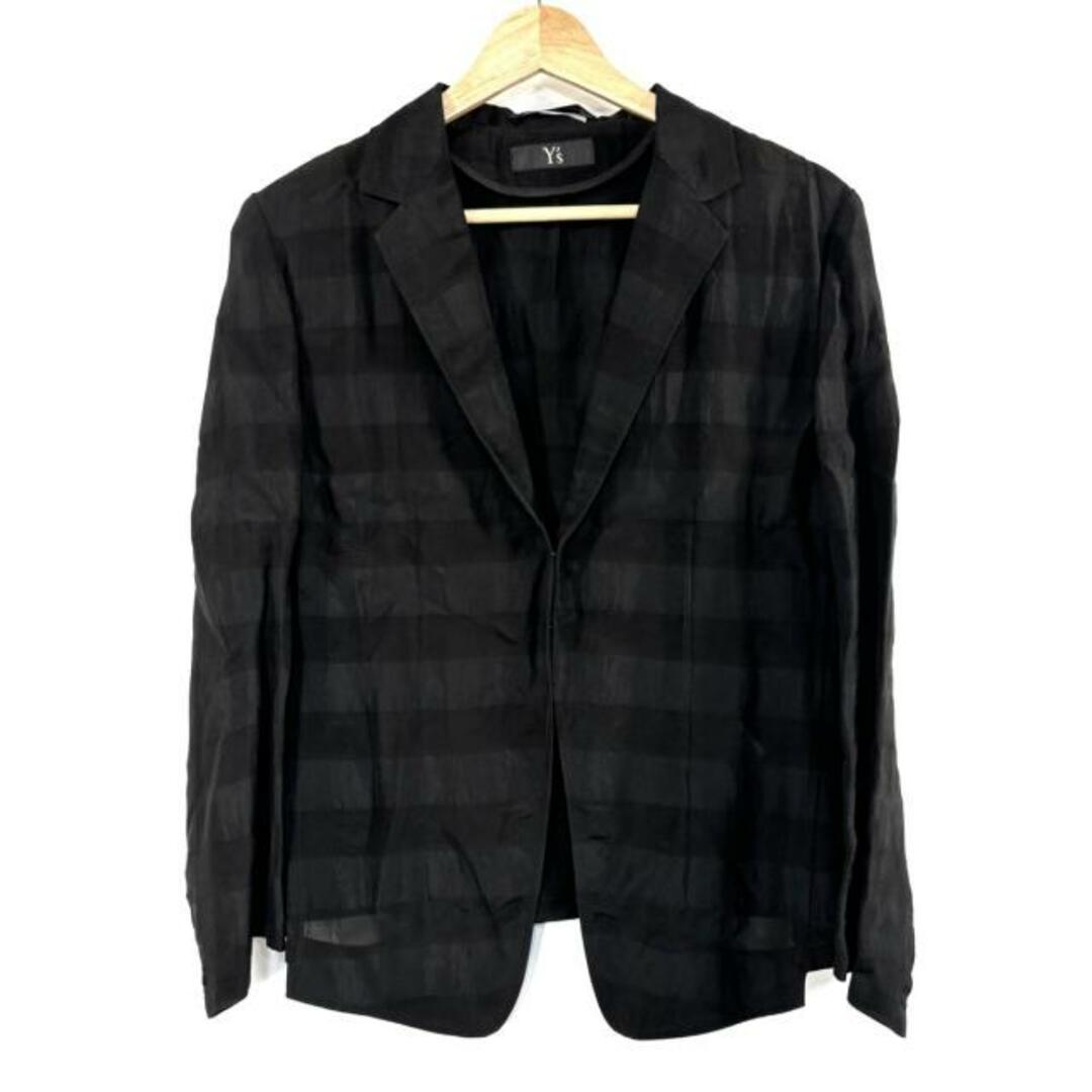 Y's(ワイズ) ジャケット サイズ2 M レディース - 黒 長袖 Y's(ワイズ) ジャケット サイズ2 M レディース - 黒 長袖